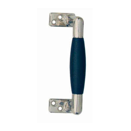 Handgreep recht ebbenhout 108mm nikkel - Deurbeslagdirect.nl