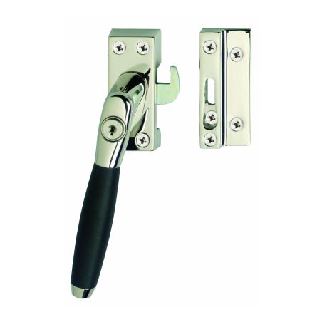 Raamsluiting Ton 400 SKG1 afsluitbaar nikkel/ebbenhout - links ...